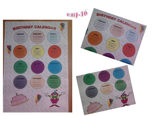 Classroom Birthday Calendars | PPT