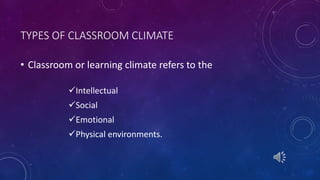 Classroom climate classroom interaction analysis.ppt