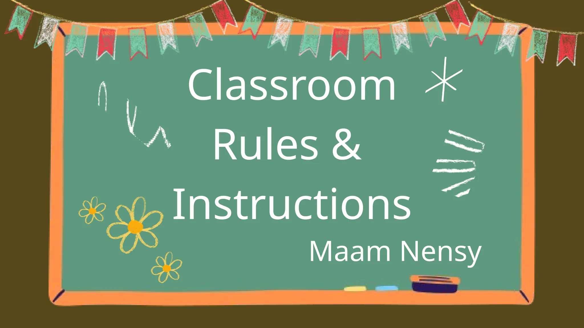 Classroom Commands Illustrative Blackboard Design-2.pptx