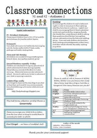 Classroom communications keystage 1 a1 | DOCX
