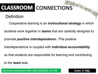 Classroom connections | PPT