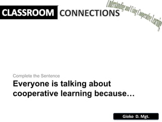 Classroom connections | PPT