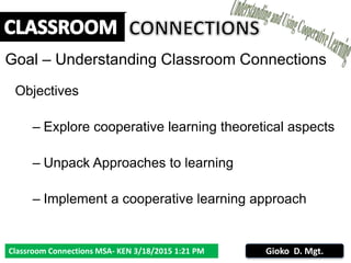 Classroom connections | PPT