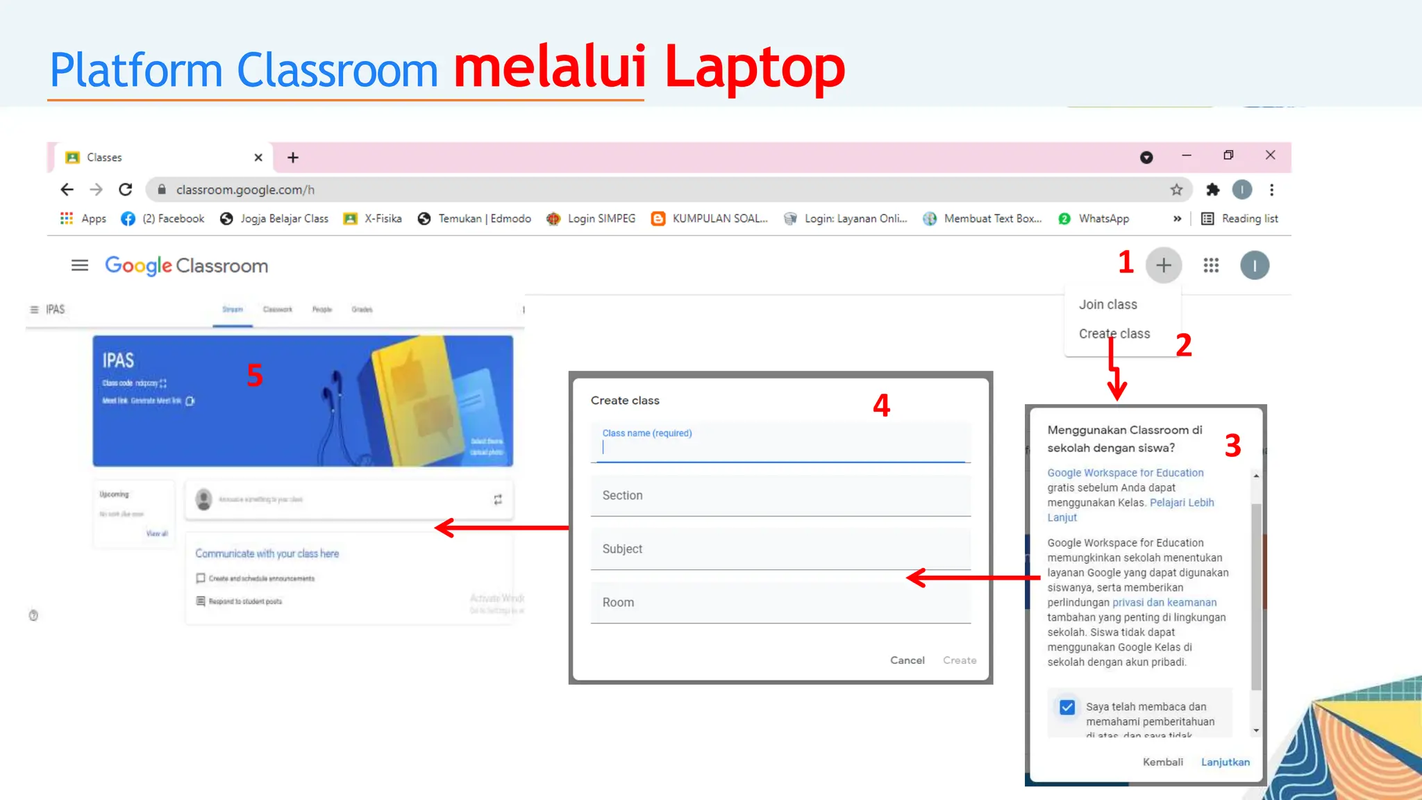 Classroom dan GOOGLEMeet PADA PEMBELAJARAN.pptx