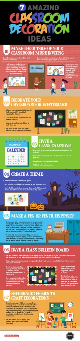 7 Classroom Decoration Ideas from Loddie Doddie | PDF