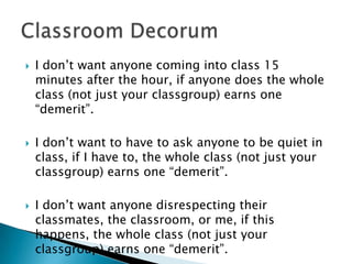 Classroom Decorum | PPTX