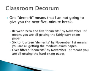 Classroom Decorum | PPTX