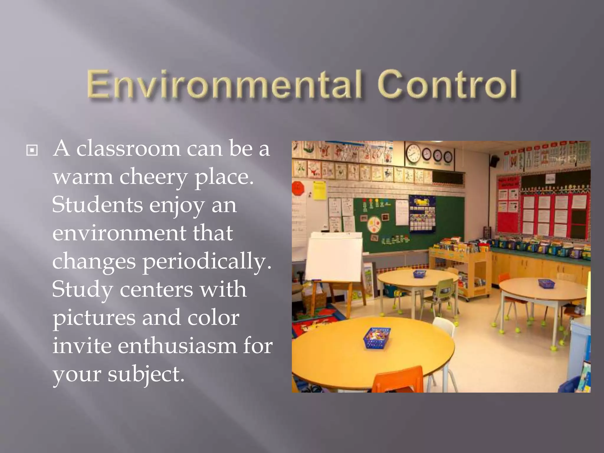 How to Manage Classroom Discipline | PPSX