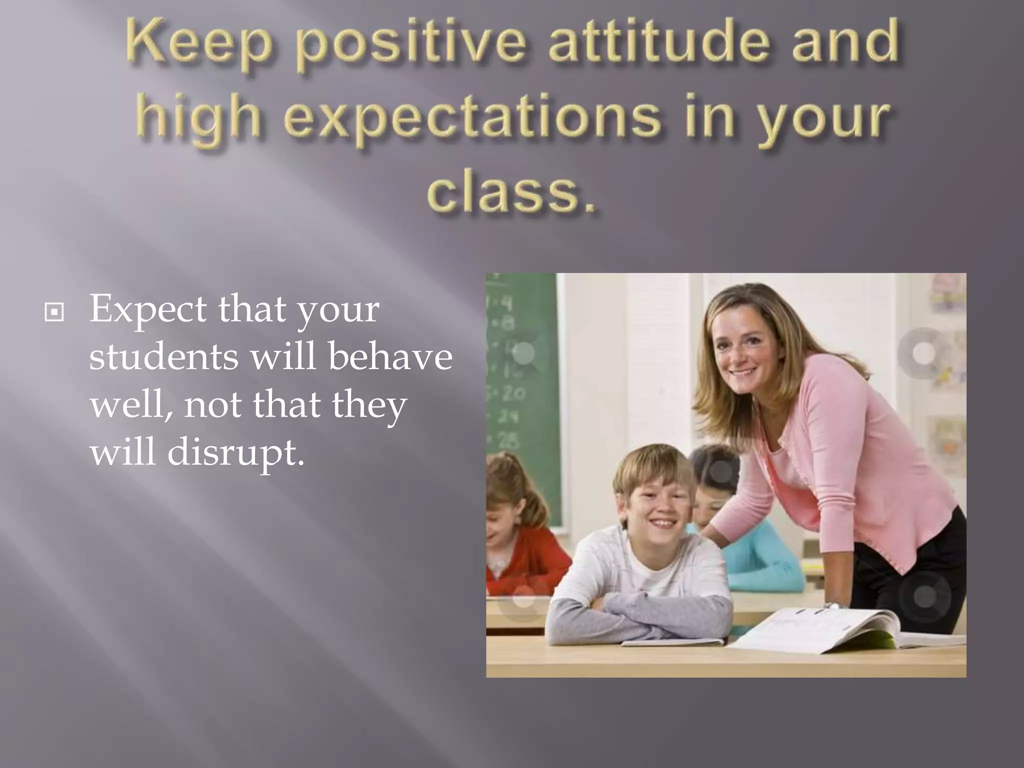How to Manage Classroom Discipline | PPSX