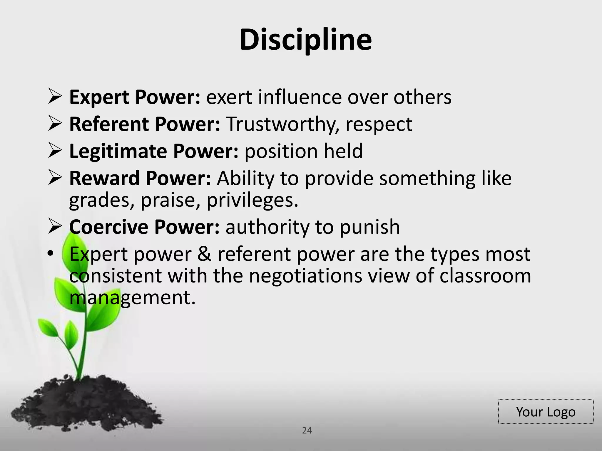 Classroom discipline differs classroom management | PPTX