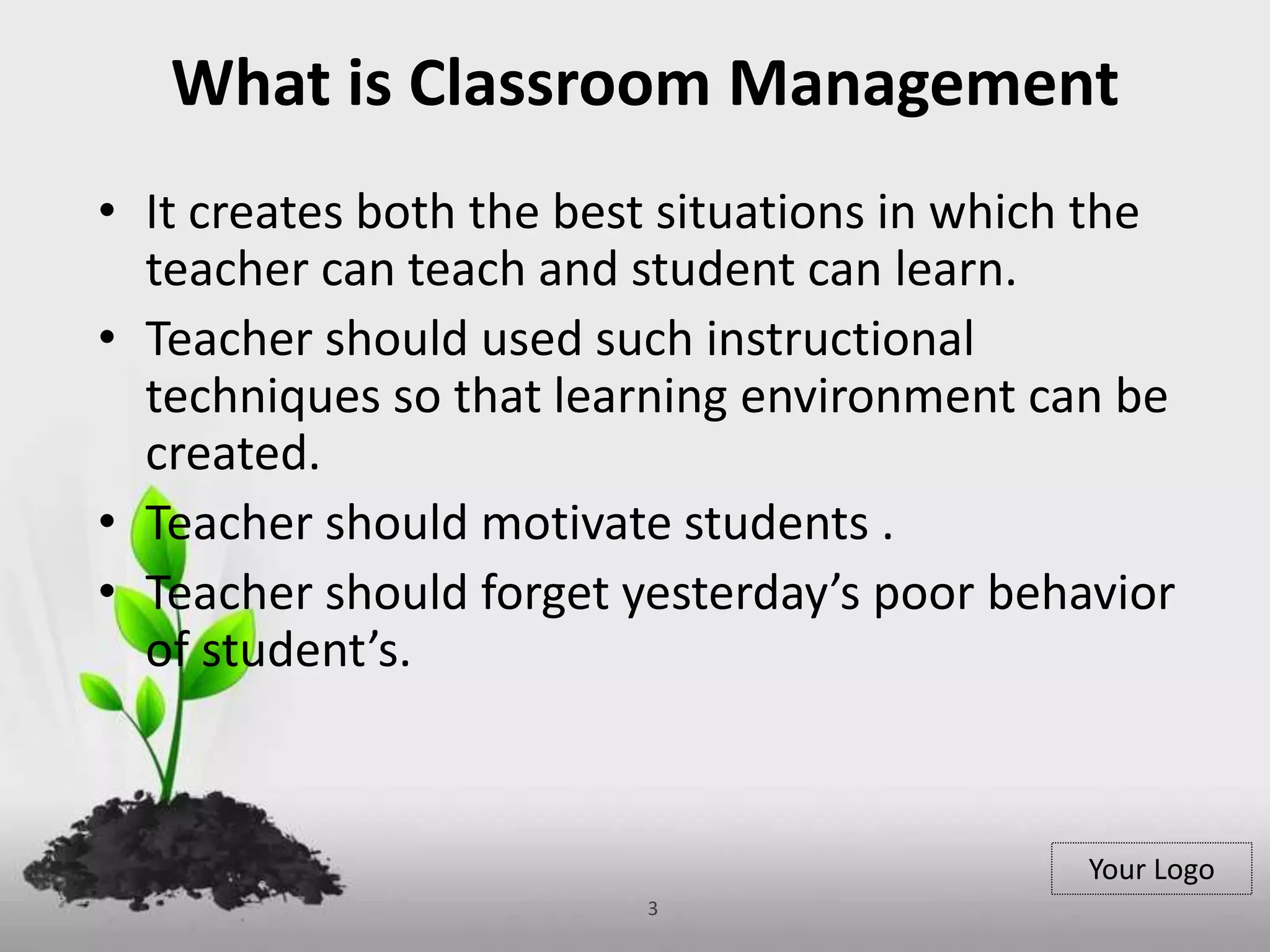 Classroom discipline differs classroom management | PPTX