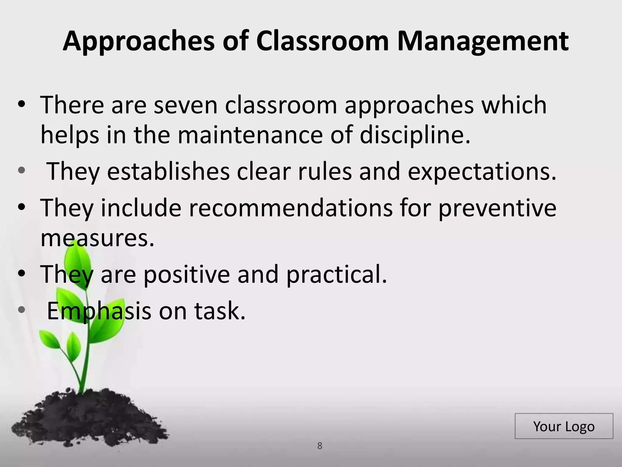 Classroom discipline differs classroom management | PPTX