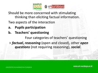 Classroom Discourse Analysis: Pedagogical discourse analysis | PPT