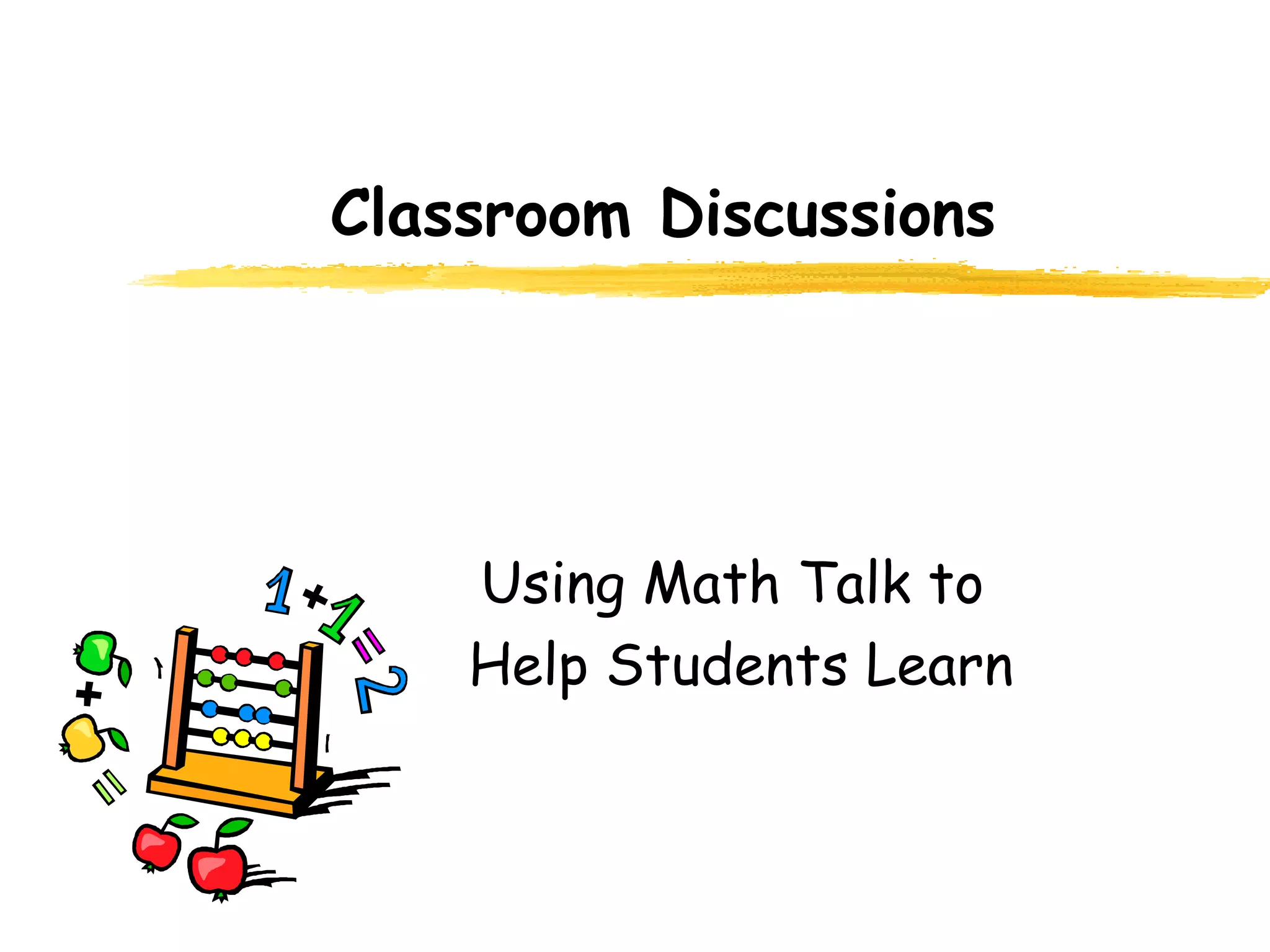 Classroom Discussions | PPS