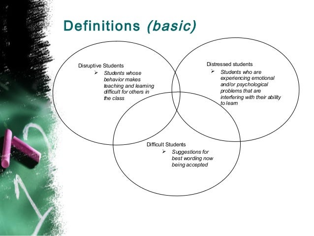 Classroom disruption