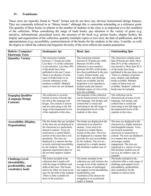 Classroom environmental evaluation | PDF