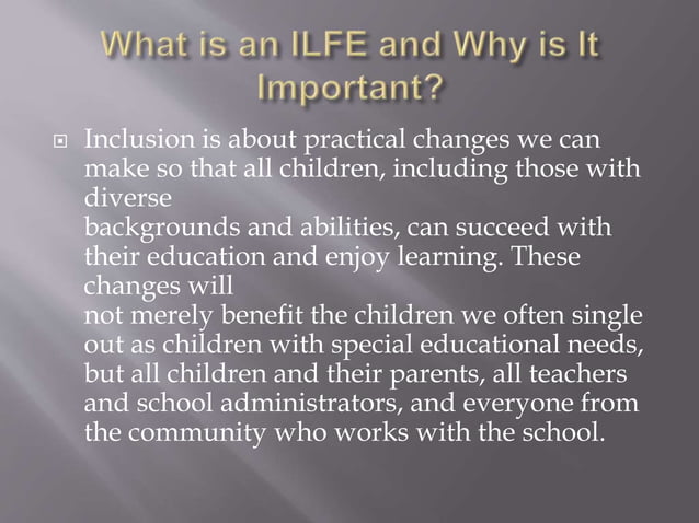 Class room environment. (learner friendly and inclusive environment ...