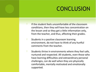 The Effects of the Classroom Learning Environment to the Primary School ...