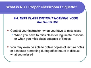 Classroom etiquette 1 | PPT