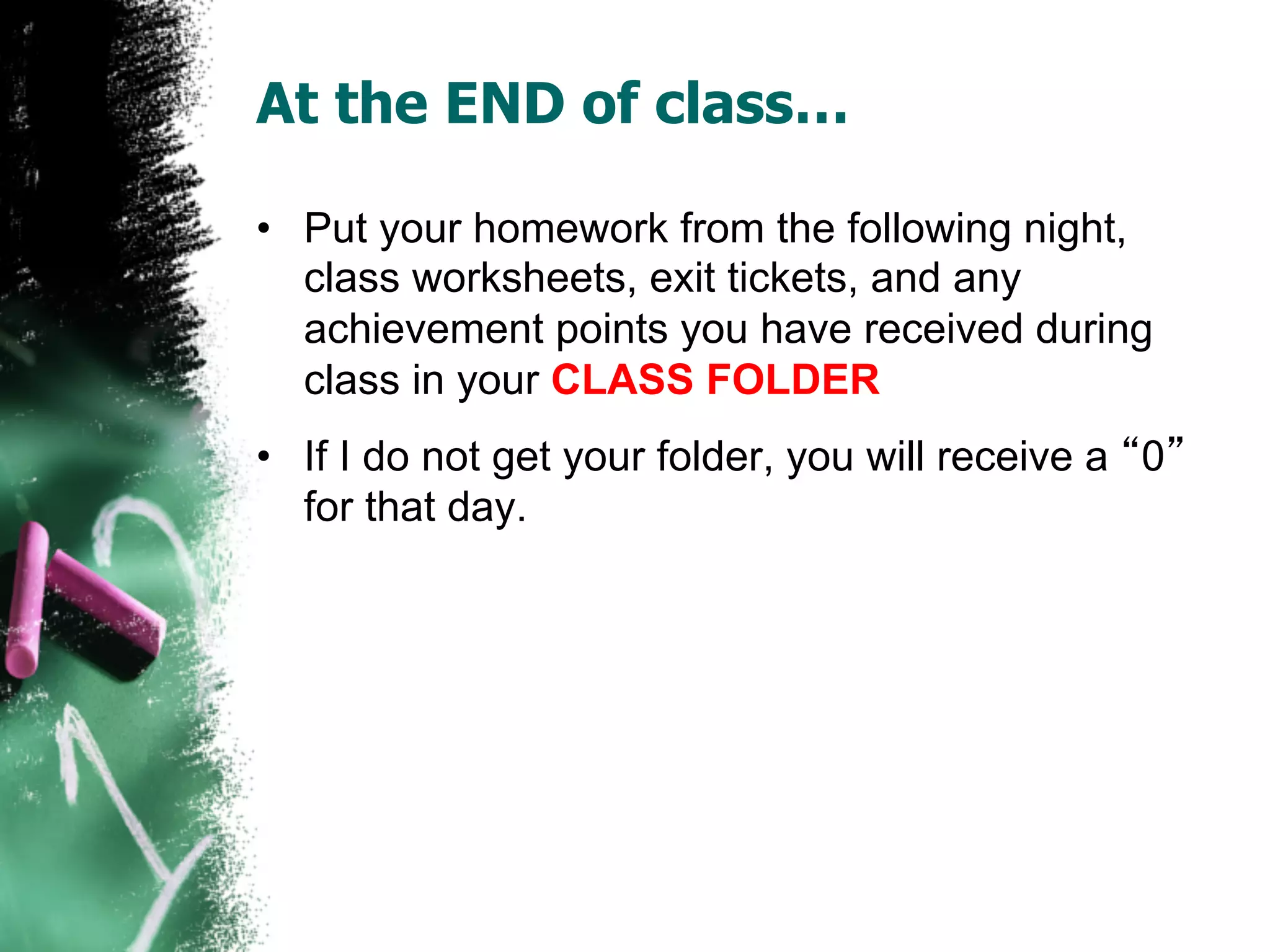 Classroom Expectation Example by Michael G. Sheppard | PDF