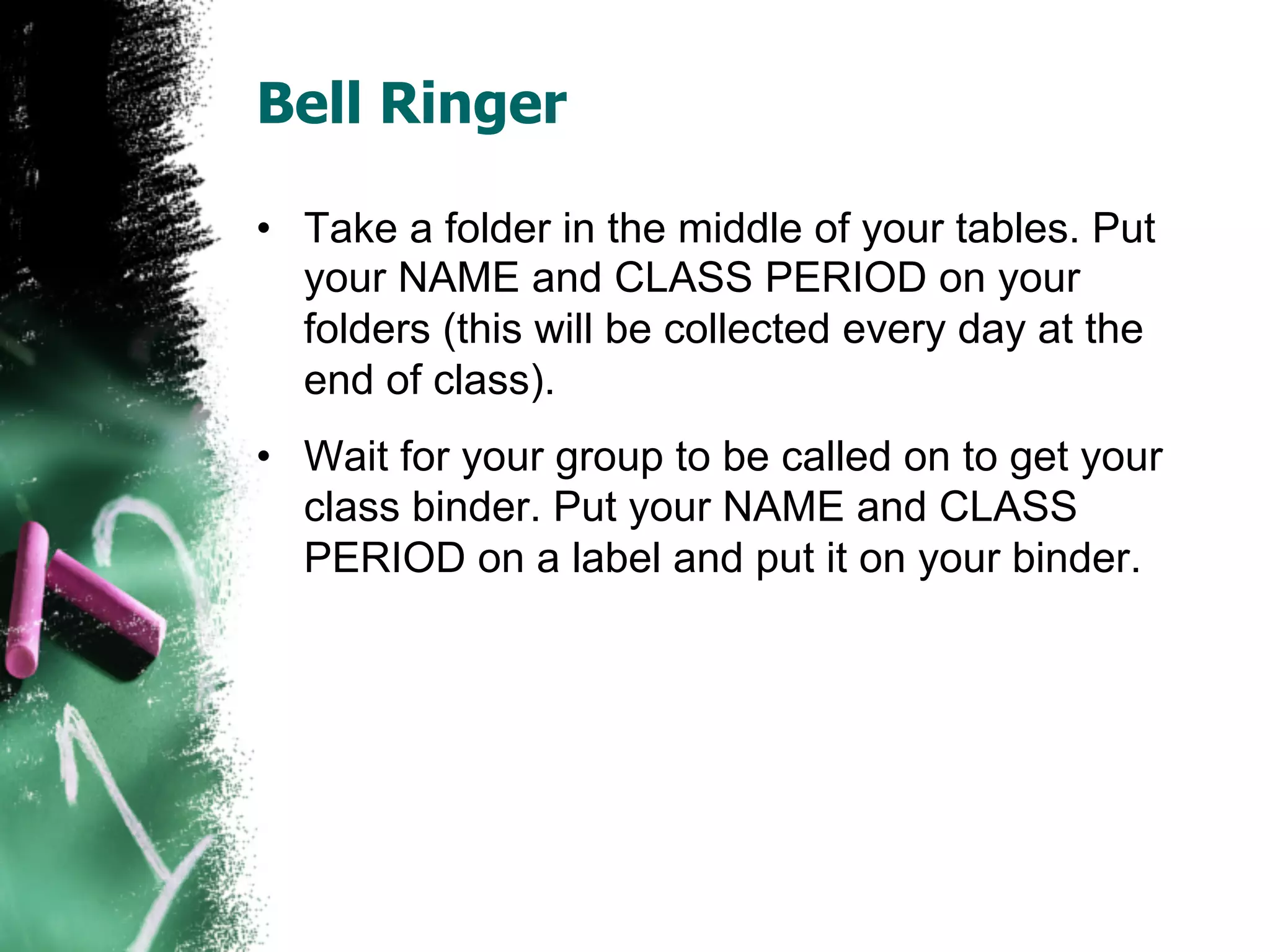 Classroom Expectation Example by Michael G. Sheppard | PPT