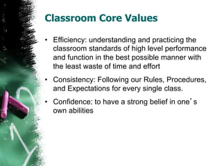 Classroom Expectation Example by Michael G. Sheppard | PDF | Homework ...