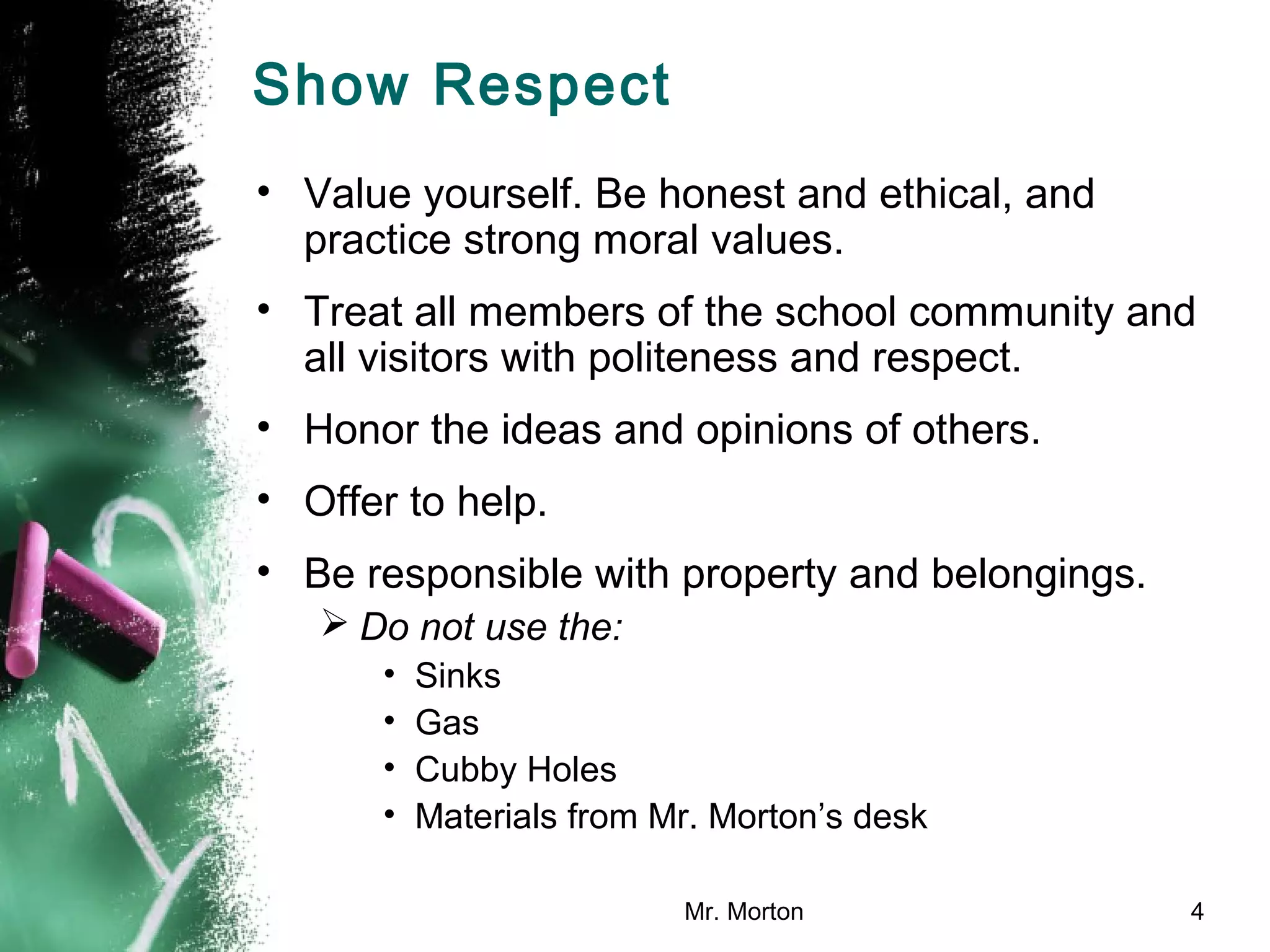 Classroom Expectations | PPT