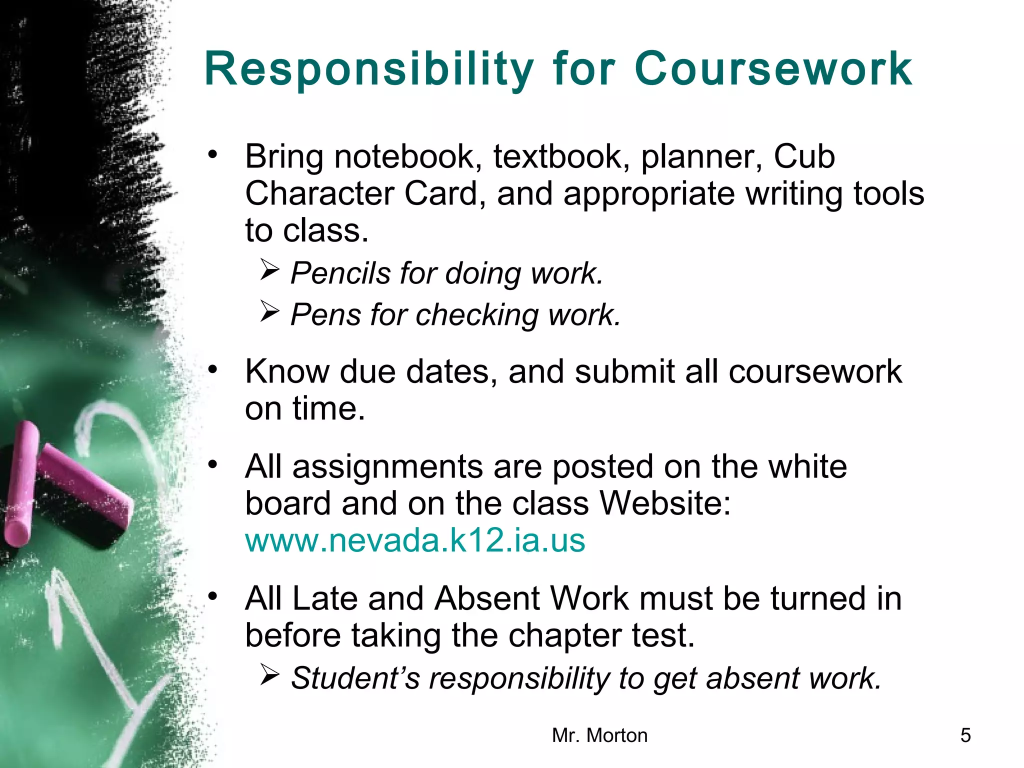 Classroom Expectations | PPT