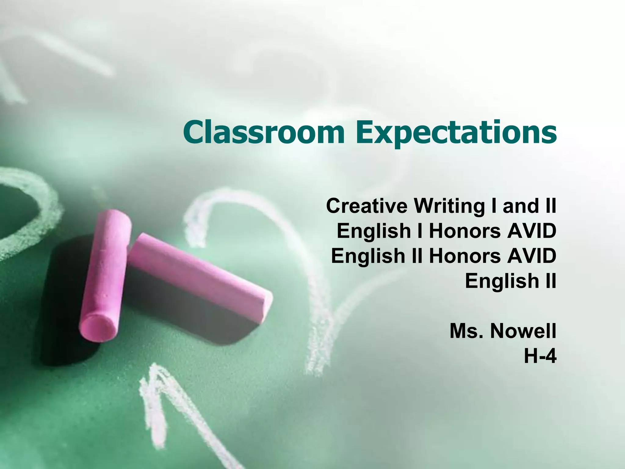 Classroom Expectations | PPT