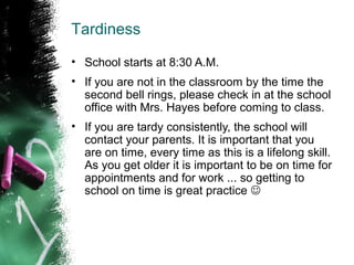 Classroom Expectations | PPT