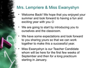 Classroom Expectations | PPT