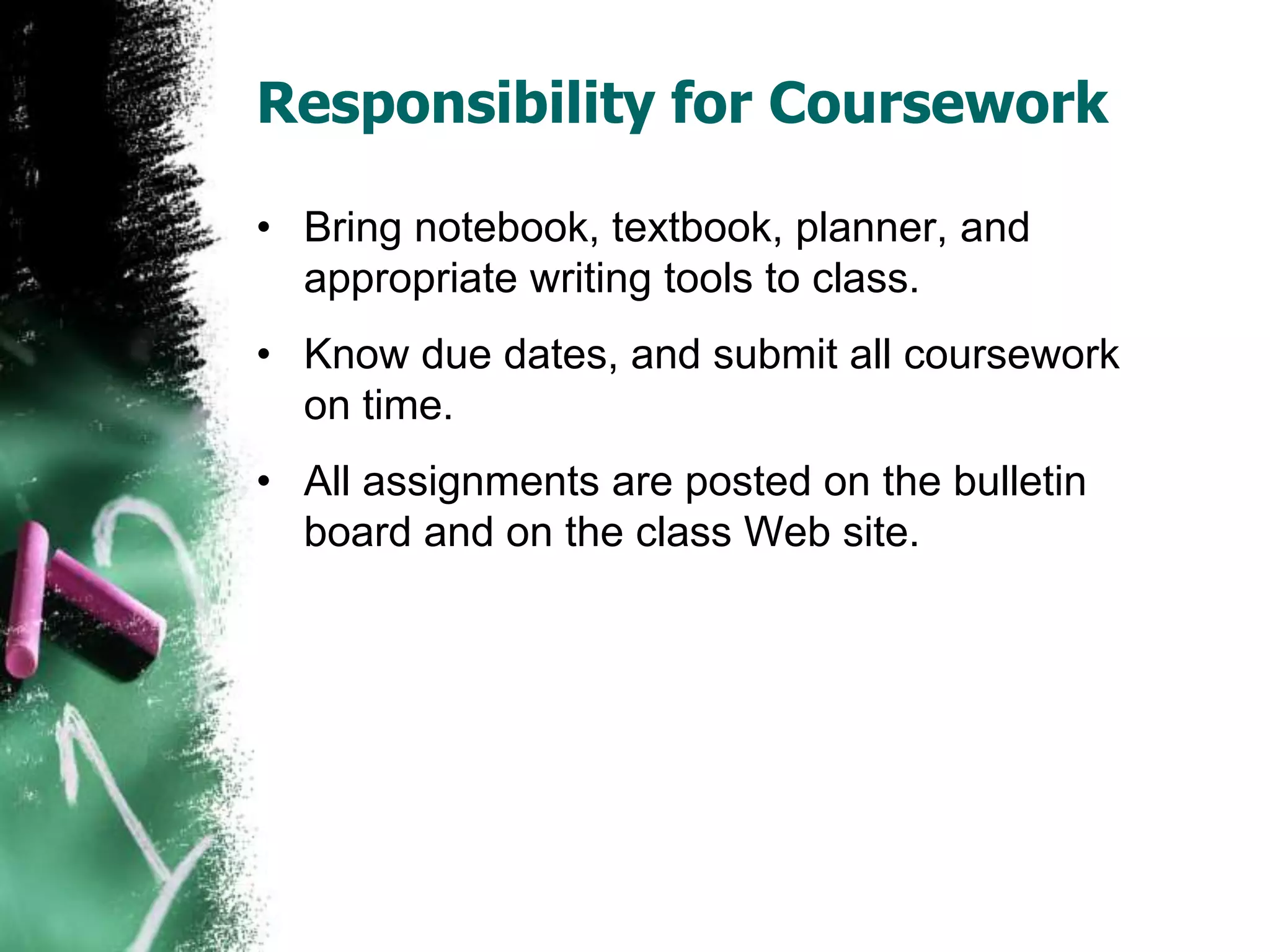 Classroom expectations | PPT