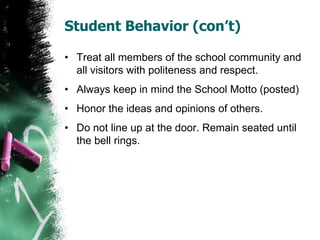 Computer Lab Expectations | PPT