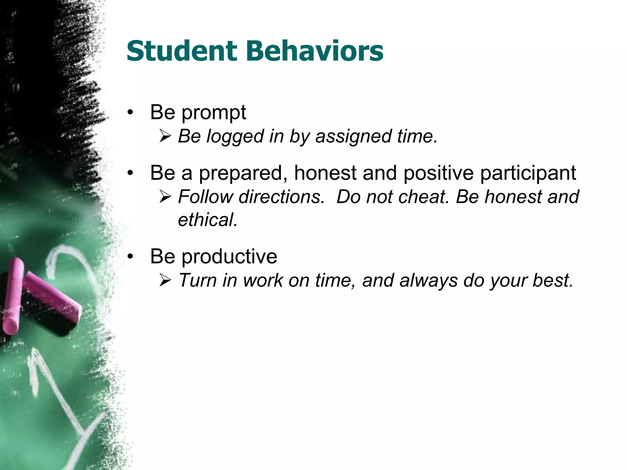 Classroomexpectations 2020 2021 | PPT