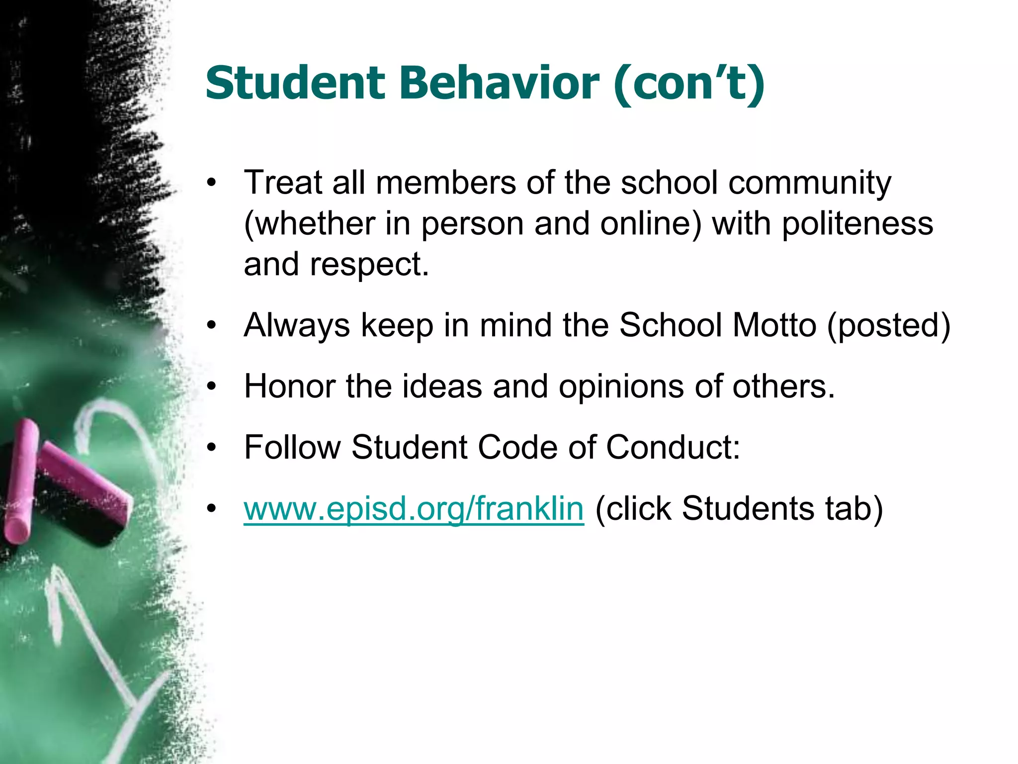 Classroomexpectations 2020 2021 | PPT