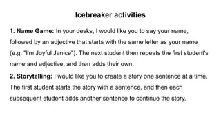 ClassroomExpectationsandIcebreakerActivities-1 (2).pptx