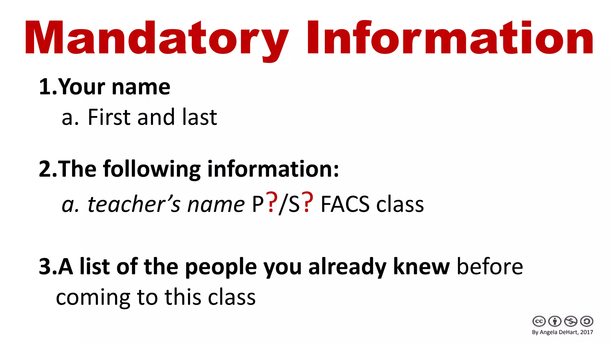 Classroom Expectations Mind Map | PPTX