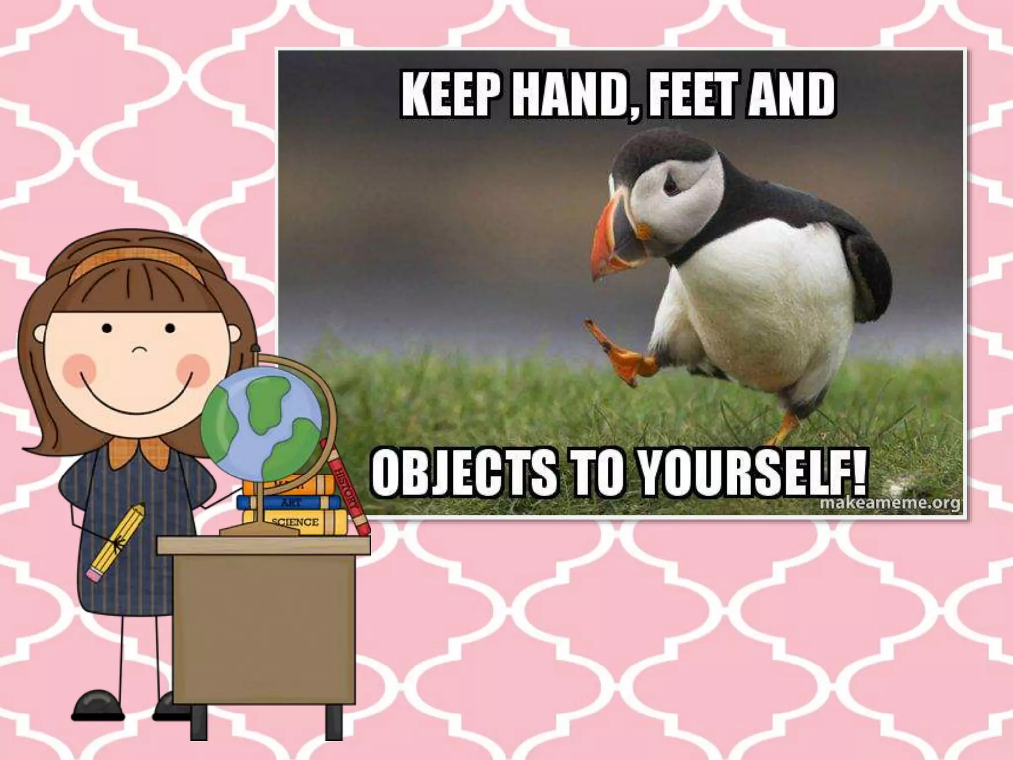 Classroom expectations with memes | PPTX