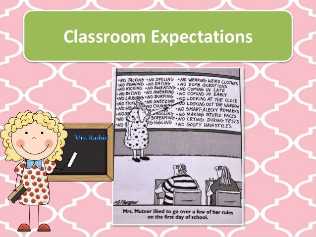 Classroom expectations with memes