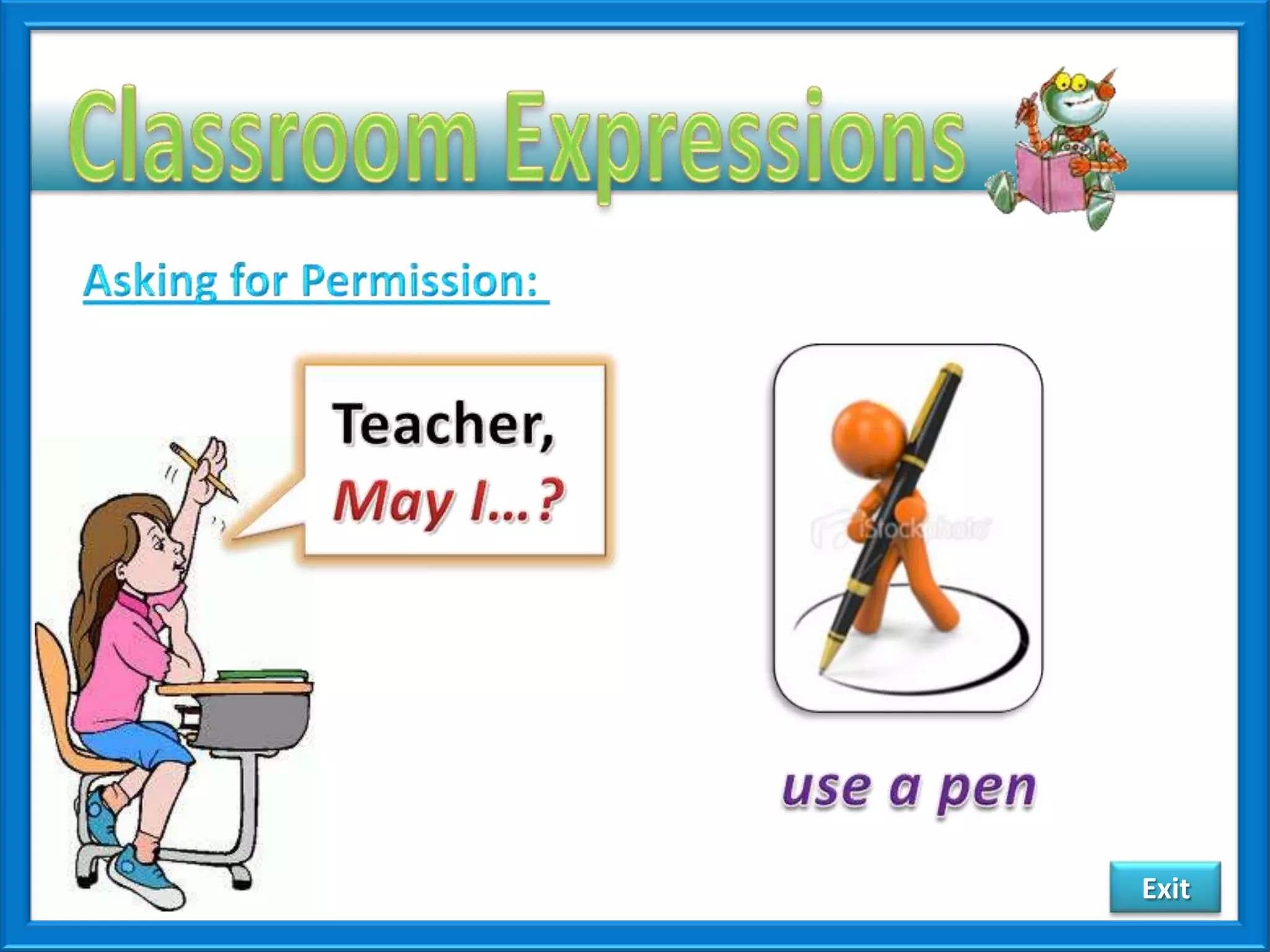 Classroom expressions | PPT