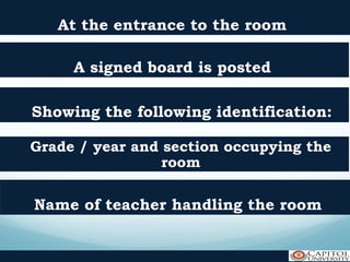 Classroom Facilities | PPT