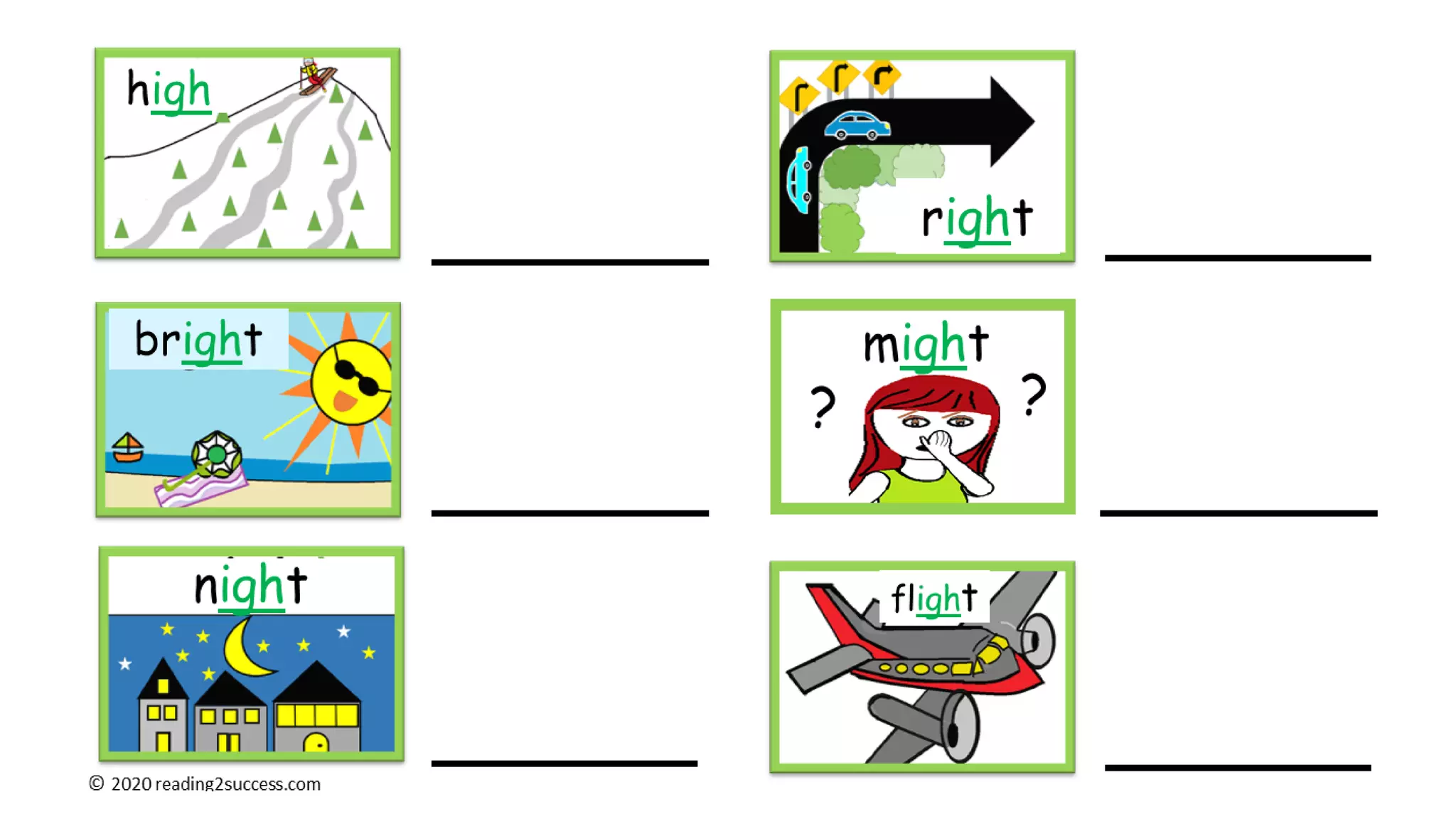 Teaching Kids at Home Long i spelling patterns igh, i_e, ie, y and i | PDF