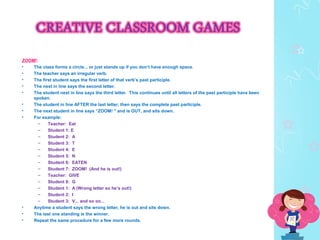 Classroom games | PPT