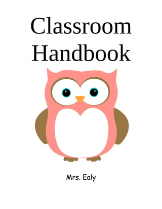 Classroom handbook | DOC
