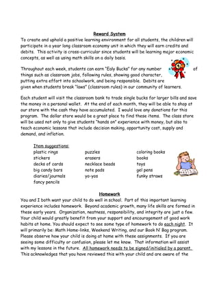 Classroom handbook | DOC