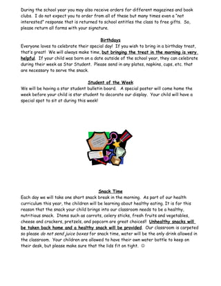 Classroom handbook | DOC