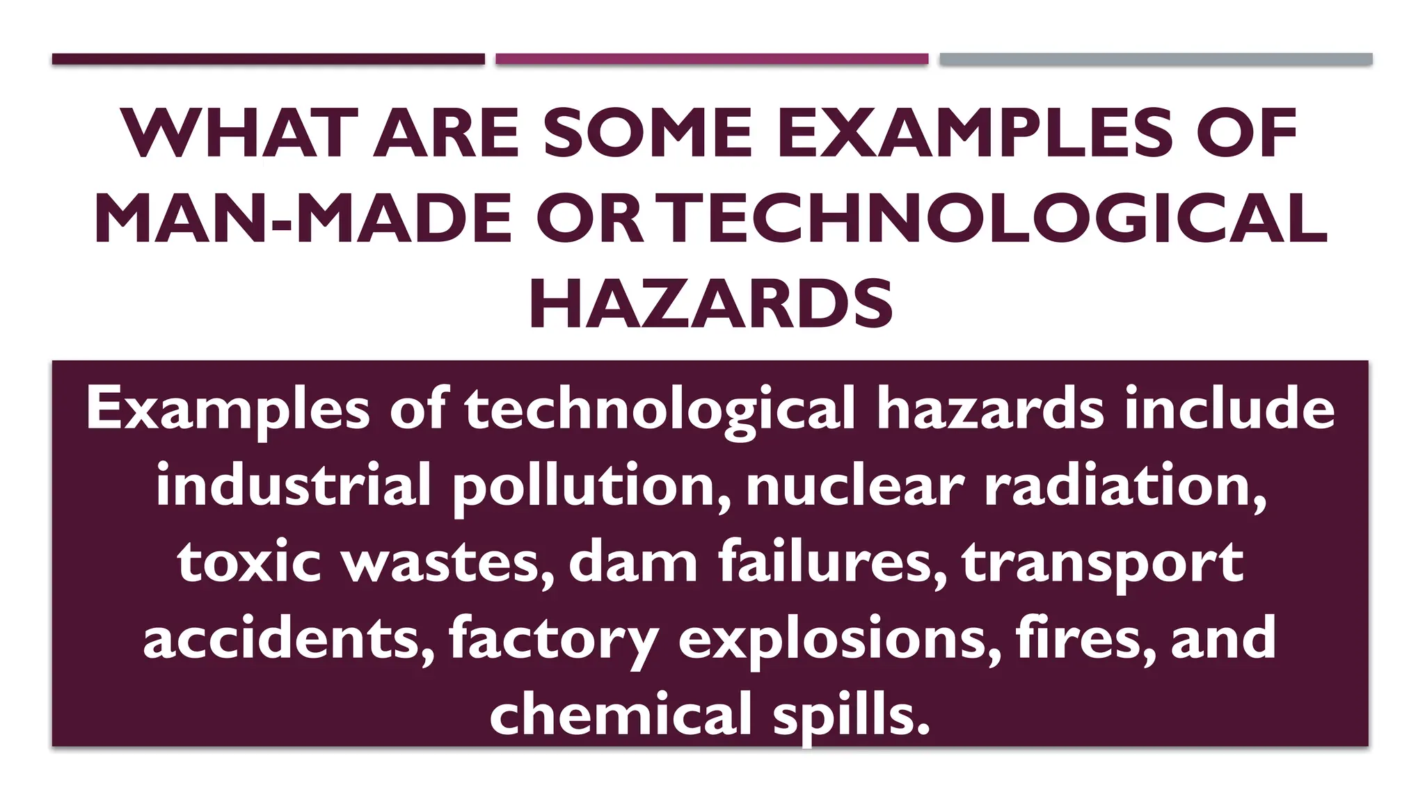 different classifications of CLASSROOM HAZARD | PPT