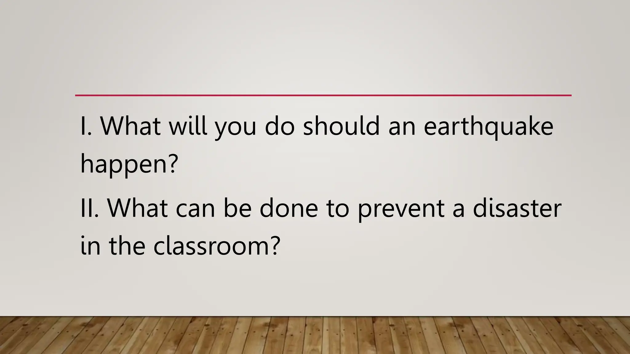 Identifying Classroom Hazards- Disaster Readiness | PPTX