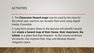 Identifying Classroom Hazards- Disaster Readiness | PPTX