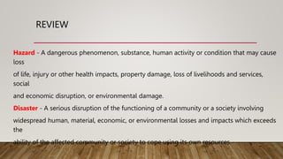 Identifying Classroom Hazards- Disaster Readiness | PPTX